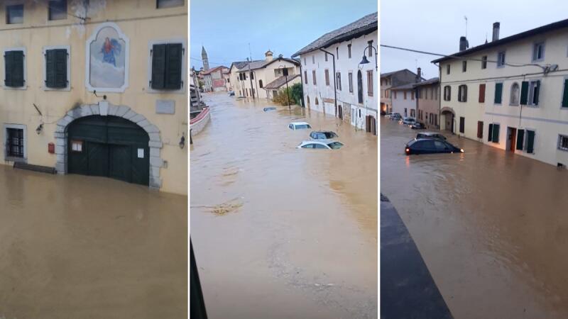 Maltempo in Fvg, Judrio esonda a Versa: evacuazioni in corso - Nordest24